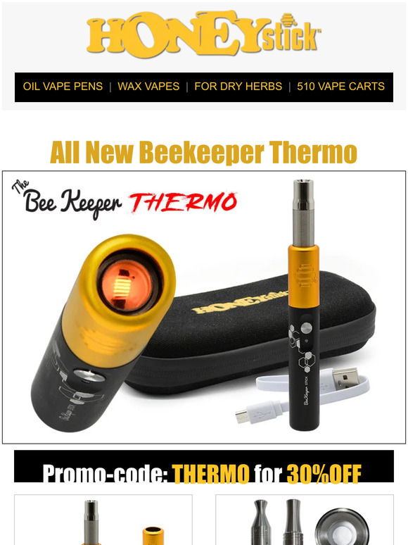 HoneyStick: Introducing the HoneyStick Beekeeper THERMO Dab Pen | Milled