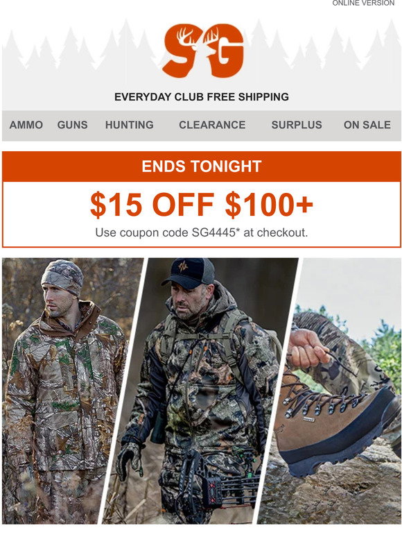 Sportsman's Guide: New Hunting Clothing & Footwear | Milled