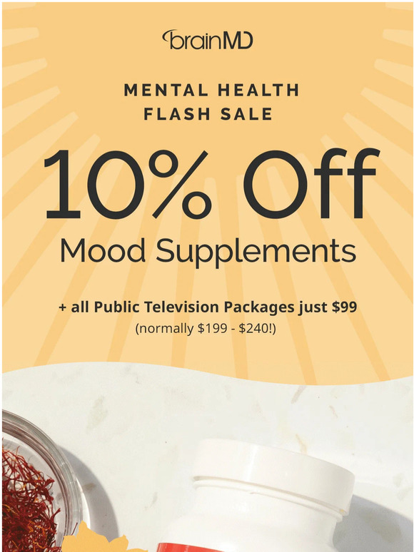 BrainMD Health: 10% OFF Sale Starts Now! Celebrate World Mental Health ...