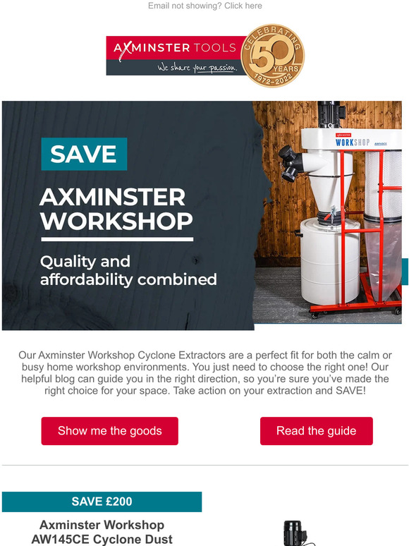 Axminster Tools: Extraction Solutions | Milled