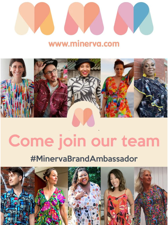 Minerva: Join our Minerva Brand Ambassador team 😍 | Milled