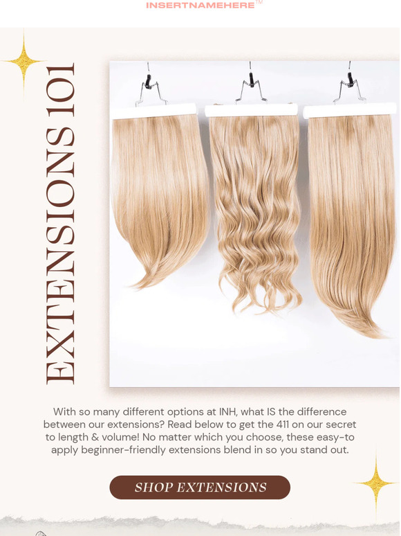 INH Hair: A beginner's guide to Extensions | Milled