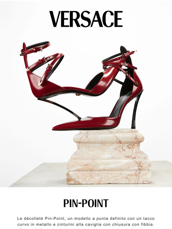 Versace: Appuntite: décolleté Pin-Point | Milled