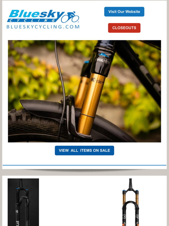 Blue Sky Cycling: Fox Factory Forks! Save 10% use Code 2022 | Milled