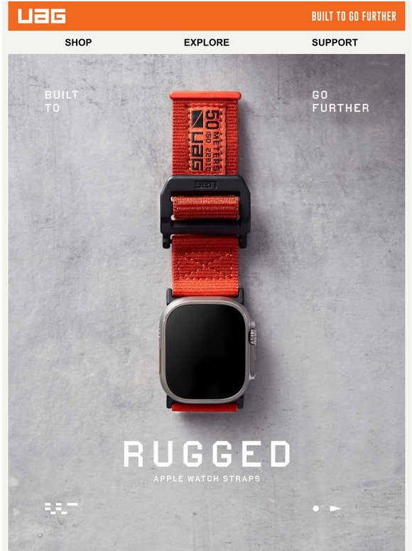 Urban Armor Gear: The Original Rugged Brand, for Apple Watch Ultra | Milled