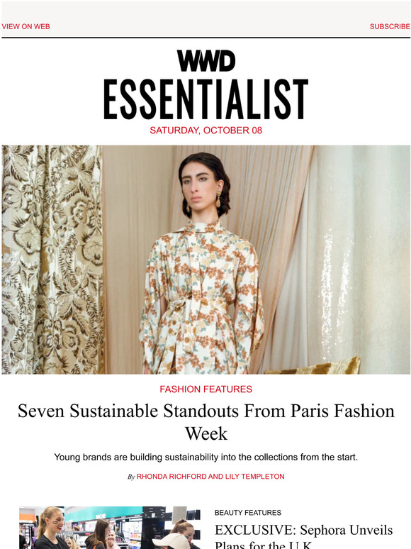 Women's Wear Daily: Seven Sustainable Standouts From Paris Fashion Week ...