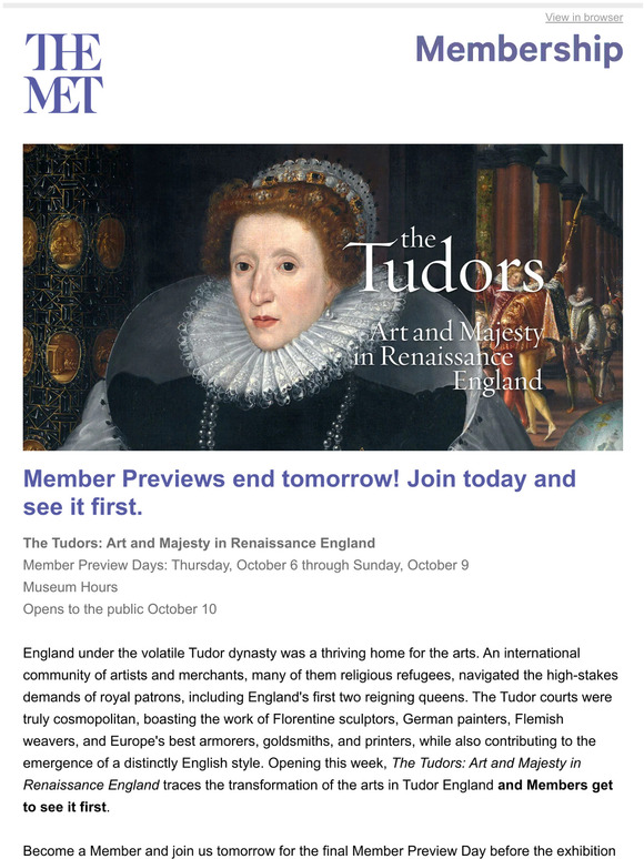 The Met: Last Chance for a First Look | "The Tudors: Art and Majesty in ...