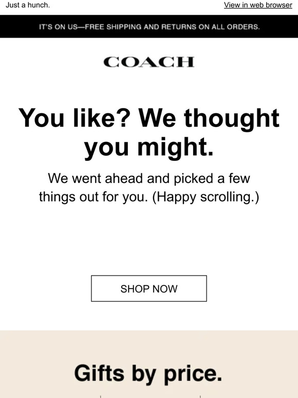 Coach: Oh, Hello: You've Found Your Next Favorite Thing(s) | Milled