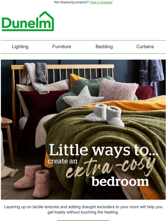 Dunelm: Cosy updates for your bedroom | Milled