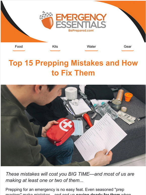 Emergency Essentials: Top 15 Prepping Mistakes & How to Fix Them | Milled