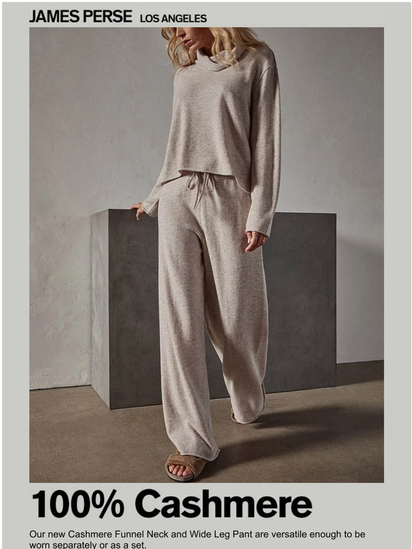 James Perse: The Cashmere Set | Milled