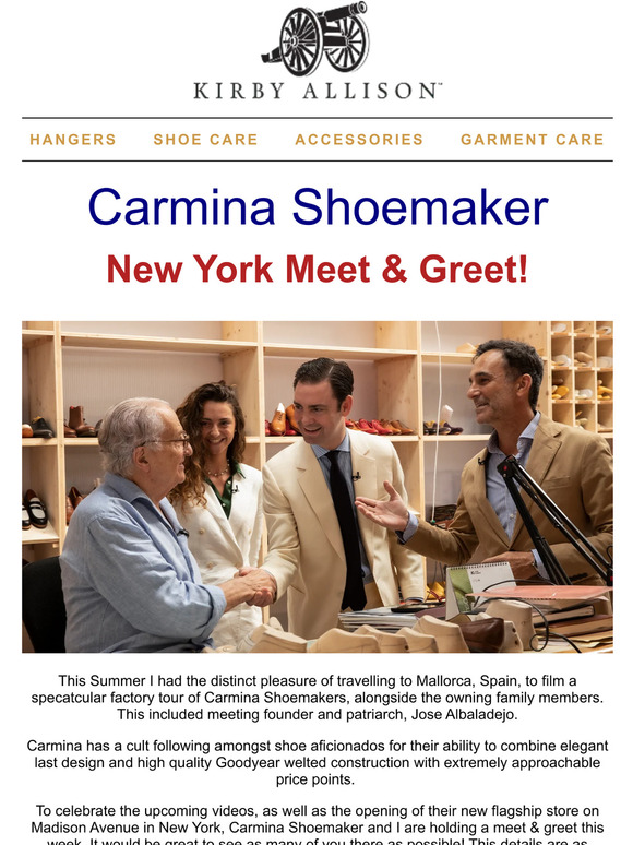 Kirby Allison: New York City Meet & Greet With Carmina Shoemaker | Milled