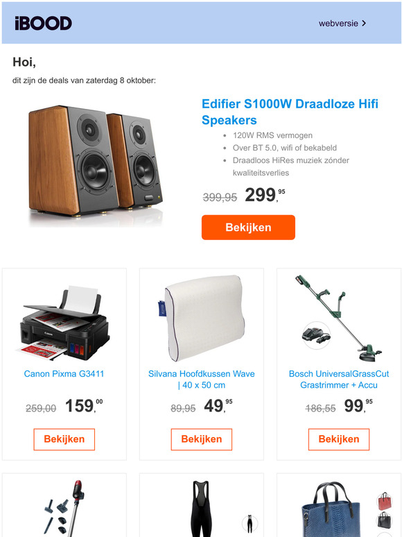 iBOOD: Edifier S1000W Draadloze Hifi Speakers -25% | Silvana ...