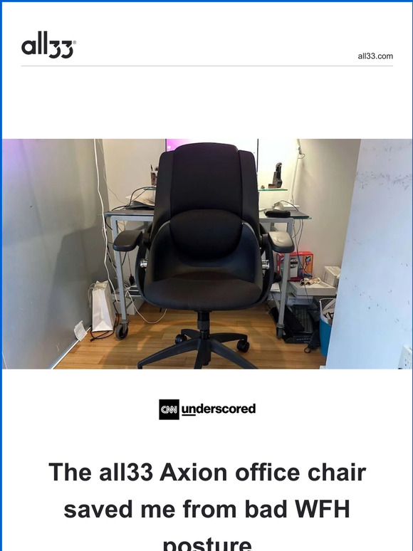 All33: "This chair is a revelation” – CNN Underscored | Milled