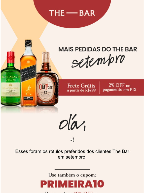 The Bar: —, conheça os rótulos mais vendidos em setembro. | Milled