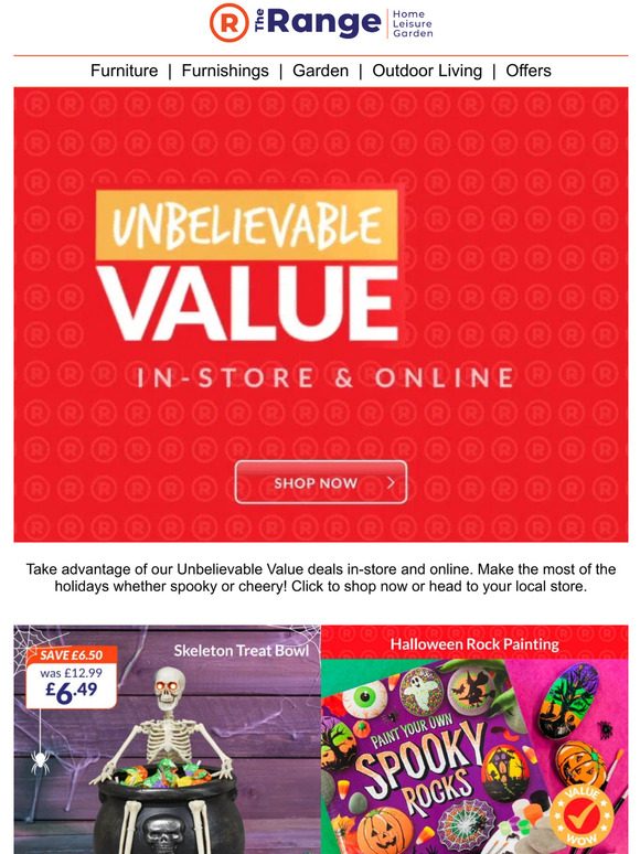 The Range: Unbelievably spooky deals! | Milled