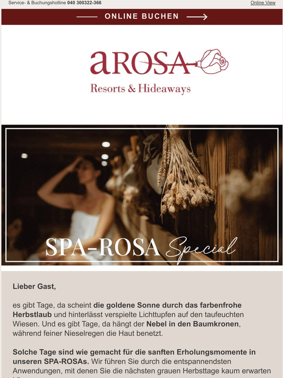 A-ROSA Resorts: SPA-ROSA Special | Milled