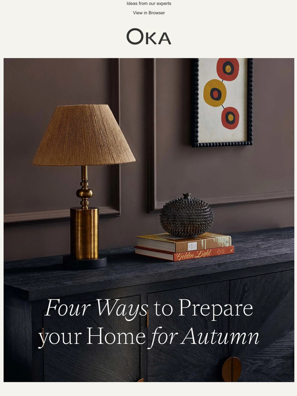 OKA Direct: Four steps to autumn style | Milled