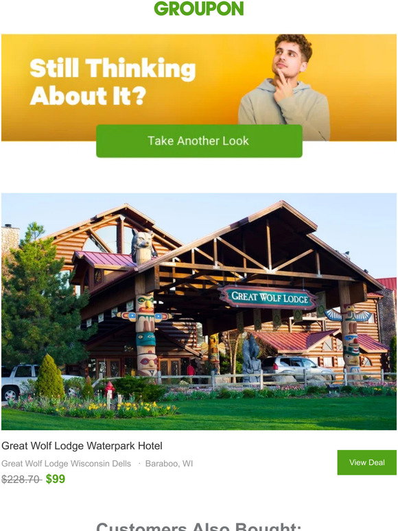 Groupon: Great Wolf Lodge Waterpark Hotel | Milled