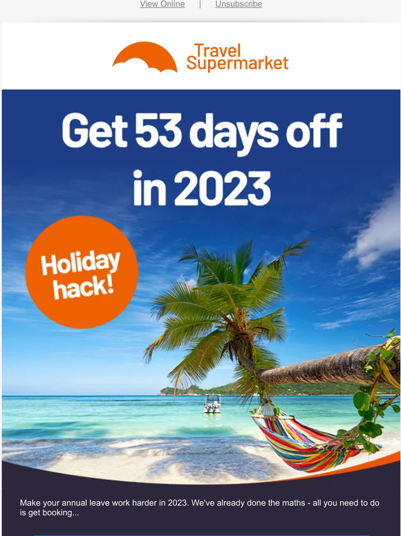 TravelSupermarket: Annual leave cheat sheet: How to double your time ...