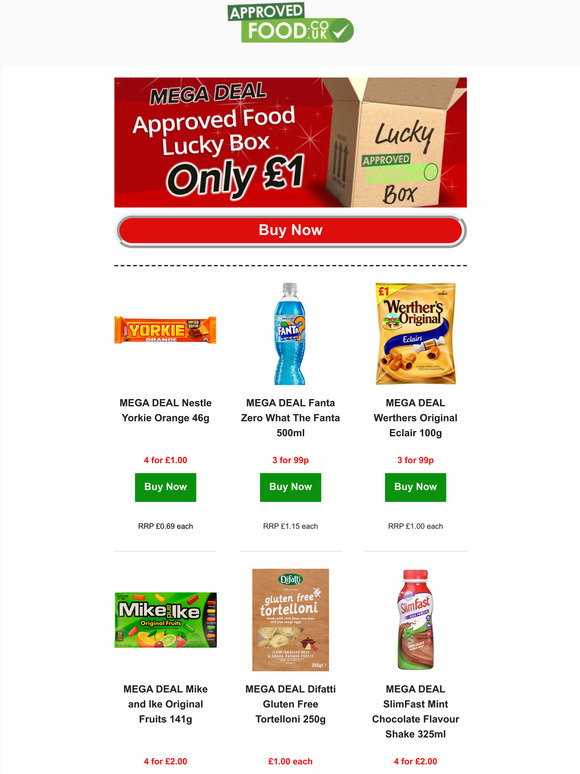 Approved Food: Lucky Box is LIVE! 🍀 | Milled