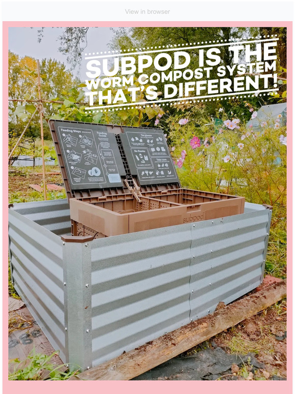Wiggly Wigglers: Why Choose a Subpod Compost System? + Some Top Worm ...