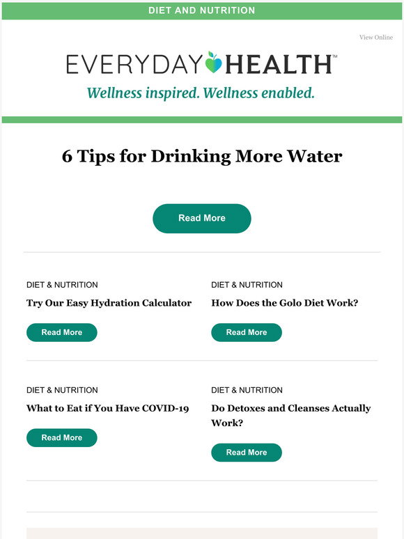 LIfescript: 6 Tips for Drinking More Water | Milled