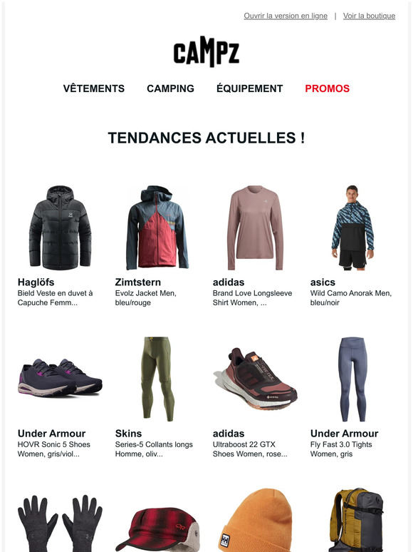 Campz: TENDANCES ! Incontournables – juste pour vous | Milled