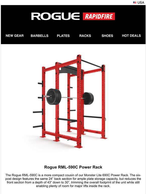 Rogue Fitness: Just Launched: Rogue RML-590C Power Rack, Nike Metcon 8 ...