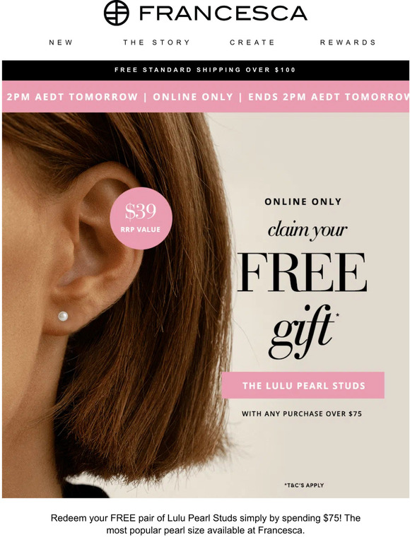Francesca Collections: FREE GIFT over $75 | Milled