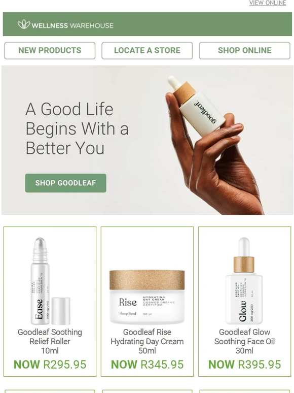Wellness Warehouse ZA: 🌿 Feel Better Everyday with Goodleaf at Wellness ...