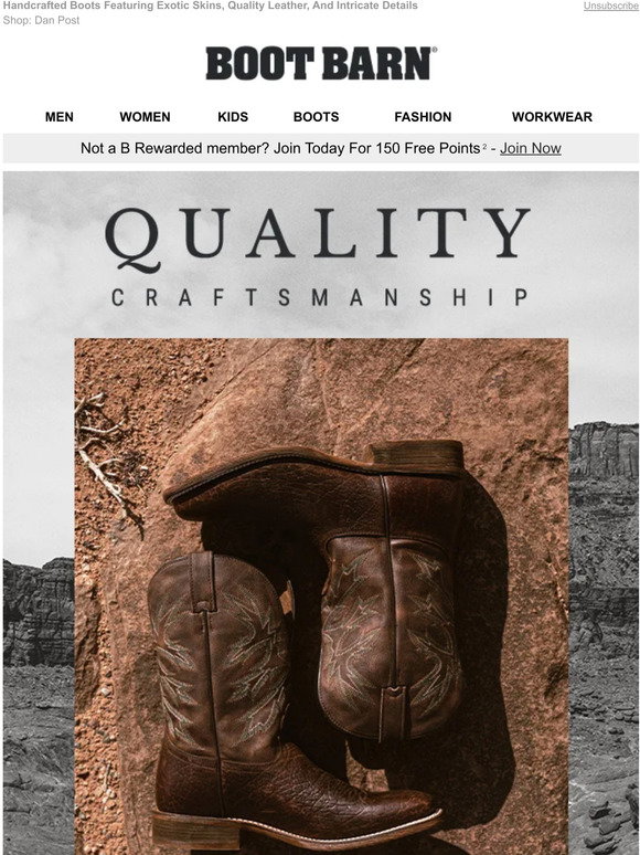 Boot Barn: New From Dan Post | Milled