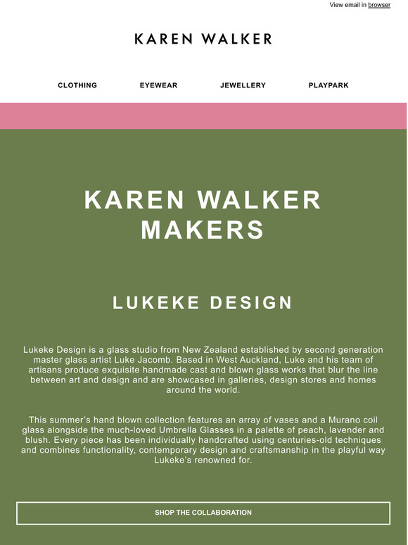 Karen Walker: Karen Walker Makers: Lukeke Design | Milled