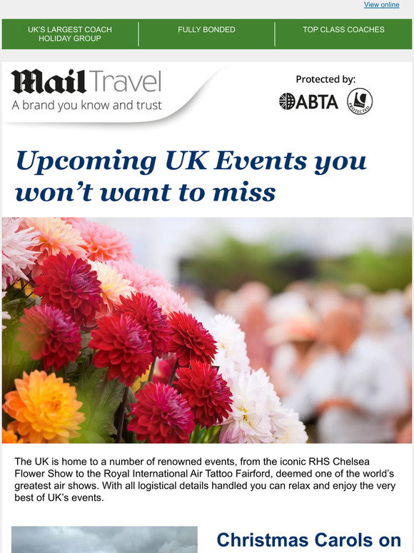Daily Mail Experiences: Upcoming UK Events you won’t want to miss | Milled