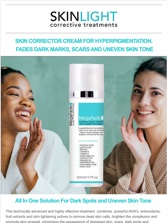 SkinLight: Megafade Corrector Cream Back In Stock | Milled