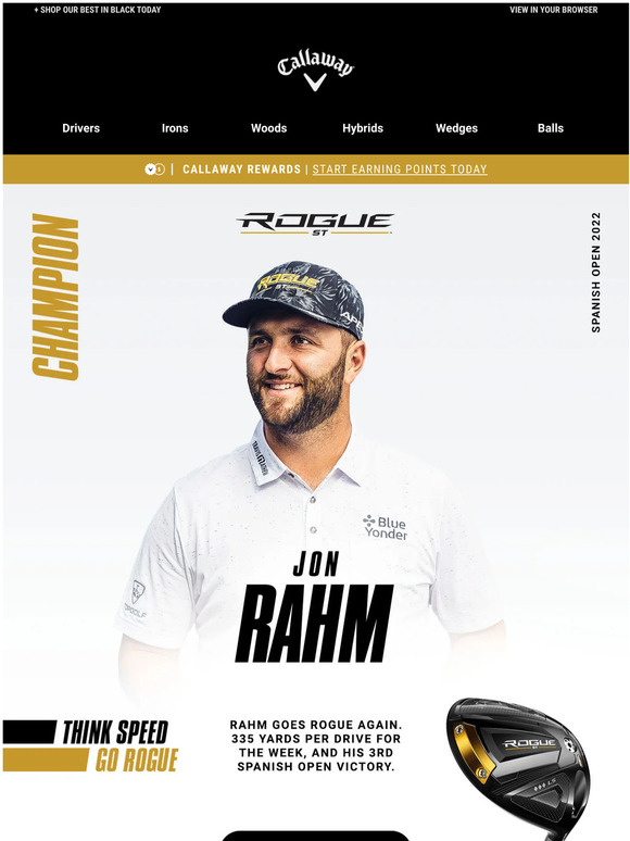 Callaway Golf: Shop The Winning Bag of Jon Rahm | Milled