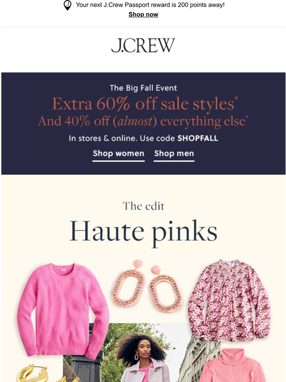 J.Crew: Introducing our newest color crush | Milled