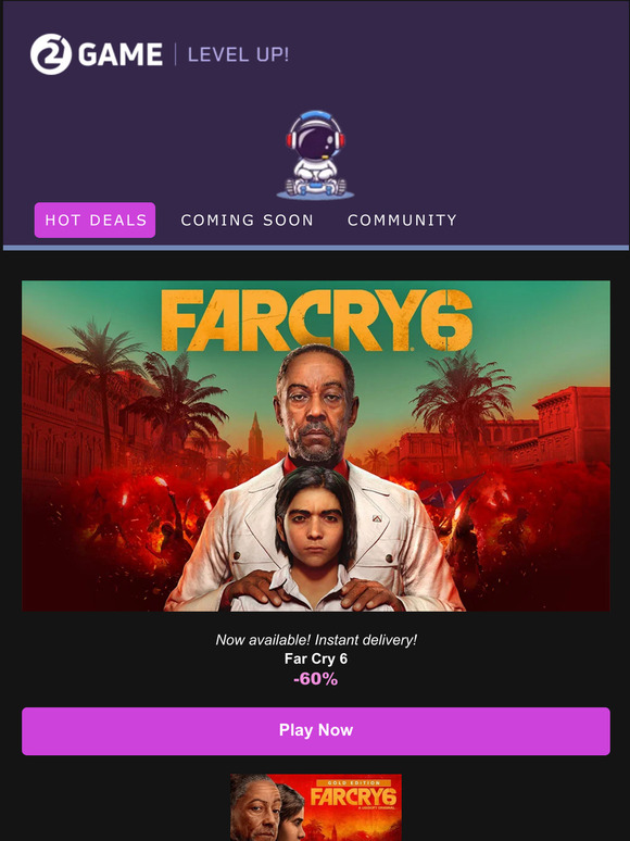 2Game: Far Cry 6: Save 60% and Play Today! ⚡ | Milled