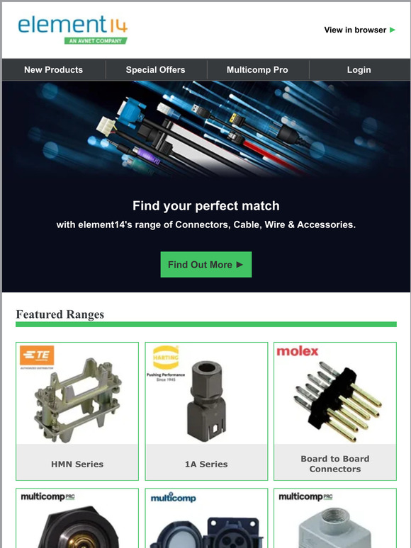 Farnell Spain: Discover our extensive range of in-stock connectors ...