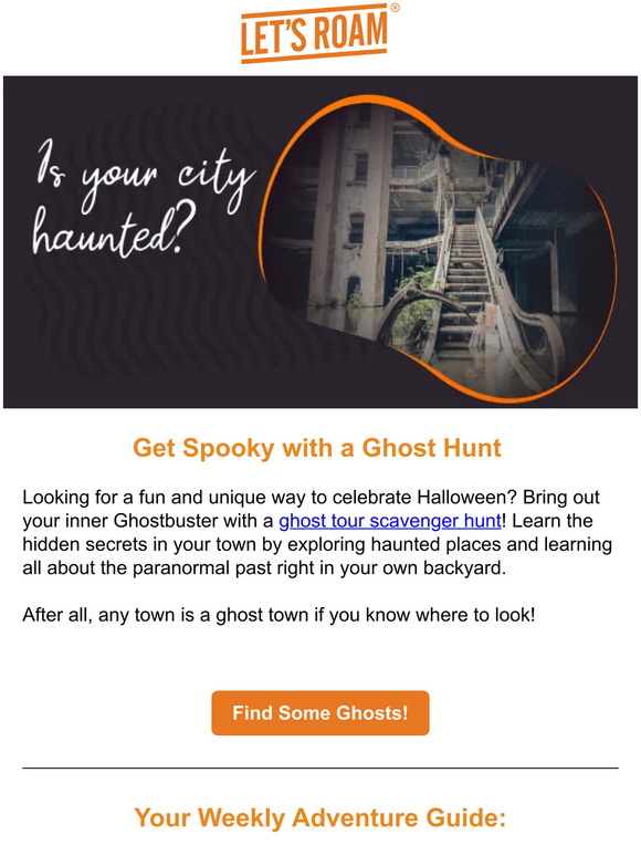 Let's Roam: Get Spooky with a Ghost Hunt 👻🎃 | Milled