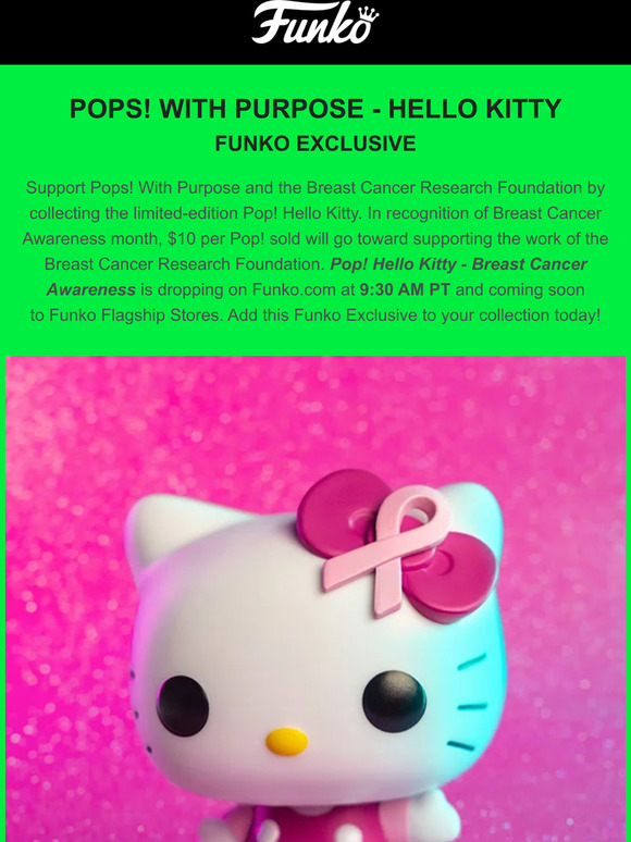 Funko: New Exclusive: Pops! With Purpose - Hello Kitty | Milled