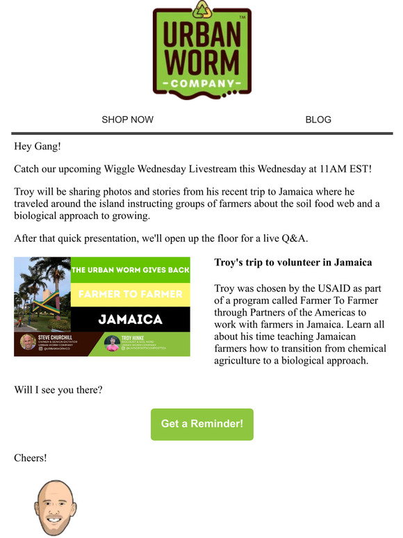 Urban Worm Company: Check out Troy's recent trip to Jamaica | Milled