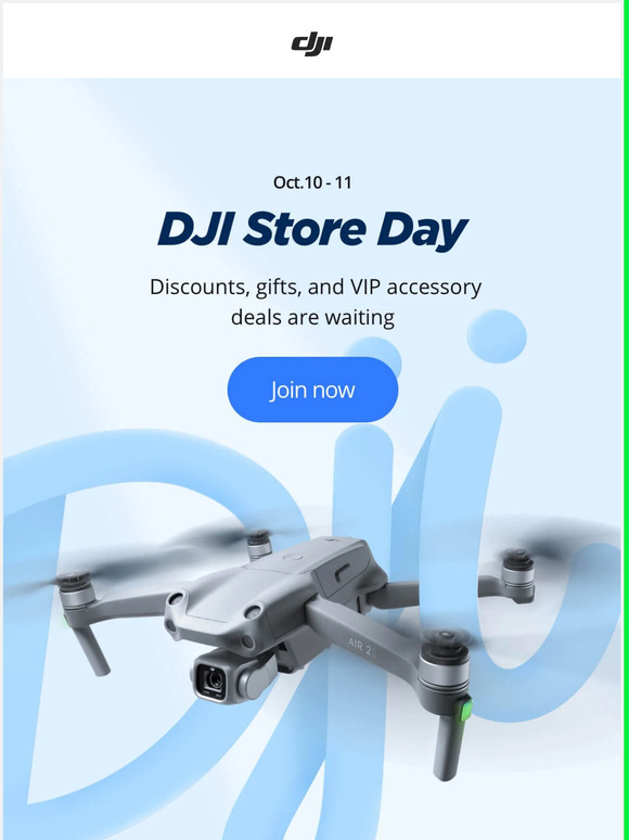 DJI Email Newsletters: Shop Sales, Discounts, and Coupon Codes