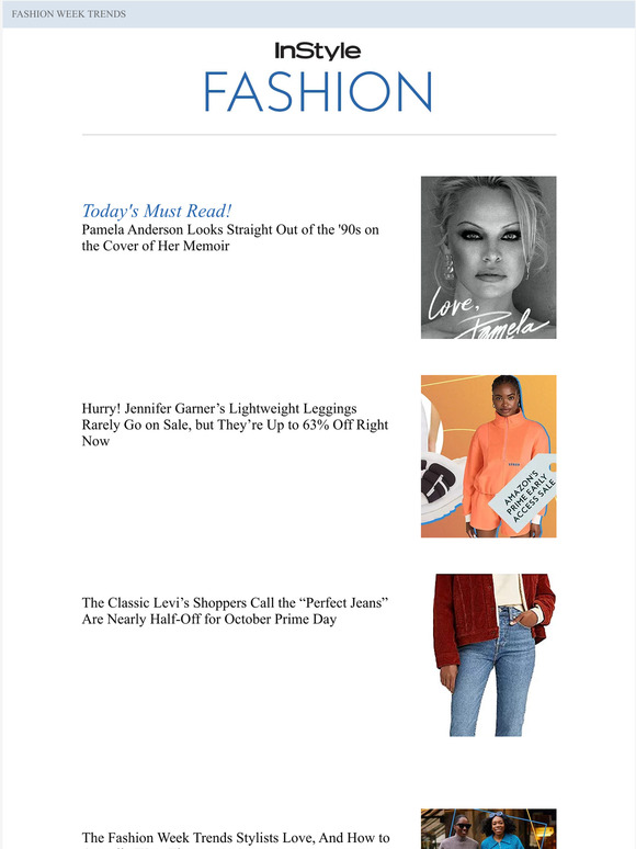 InStyle Box: Pamela Anderson looks straight out of the '90s on the ...