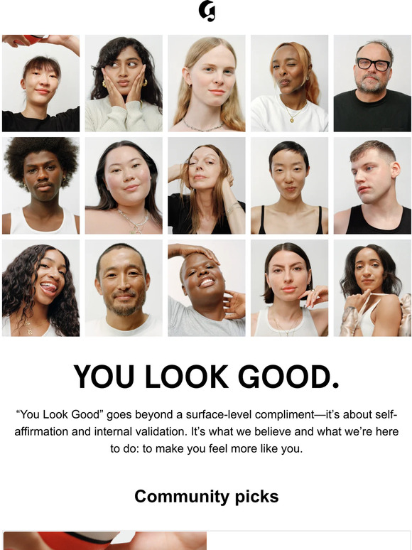 Glossier: You Look Good. | Milled