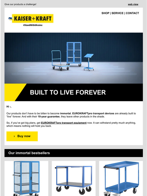 Kaiser+Kraft UK: Transport equipment with an edge. And a 10-year ...