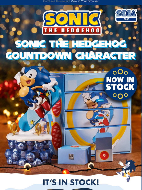 SEGA Shop: Sonic the Hedgehog Countdown Character🎁 | Milled