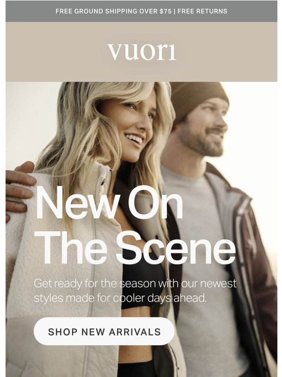 Vuori: New styles, hand-picked for you | Milled