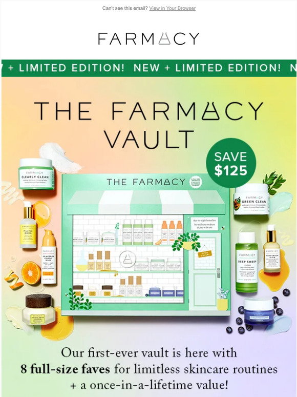 Farmacy Beauty: Our first-ever vault is here 🤩 | Milled