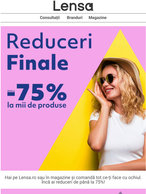 lensa: N-ai profitat de Reducerile Finale? | Milled